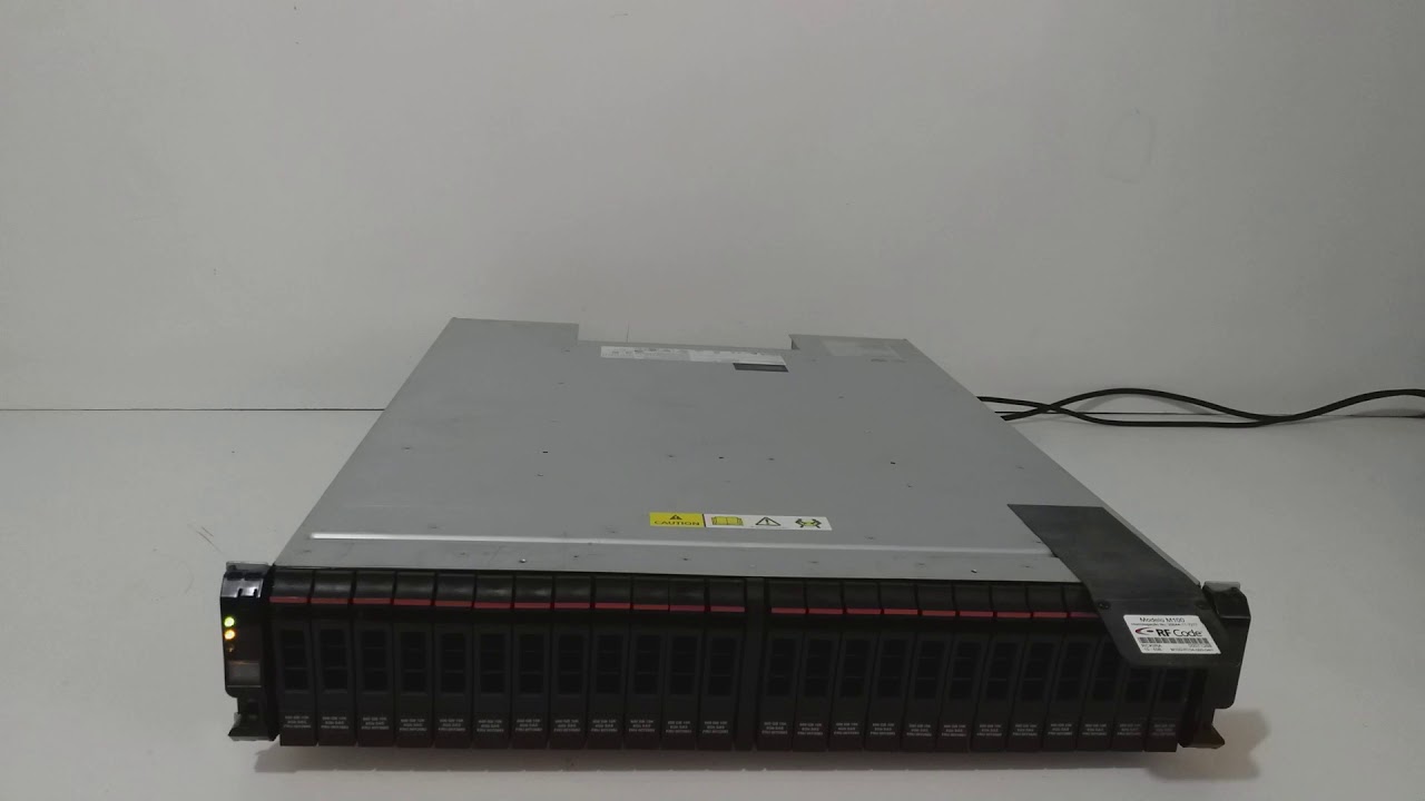 Storage IBM V7000 G1 24 discos SAS 600GB. - YouTube