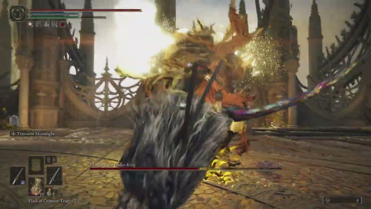 Elden Ring - Morgott, the Omen King Boss (No Damage) - Moonveil & Magic ...