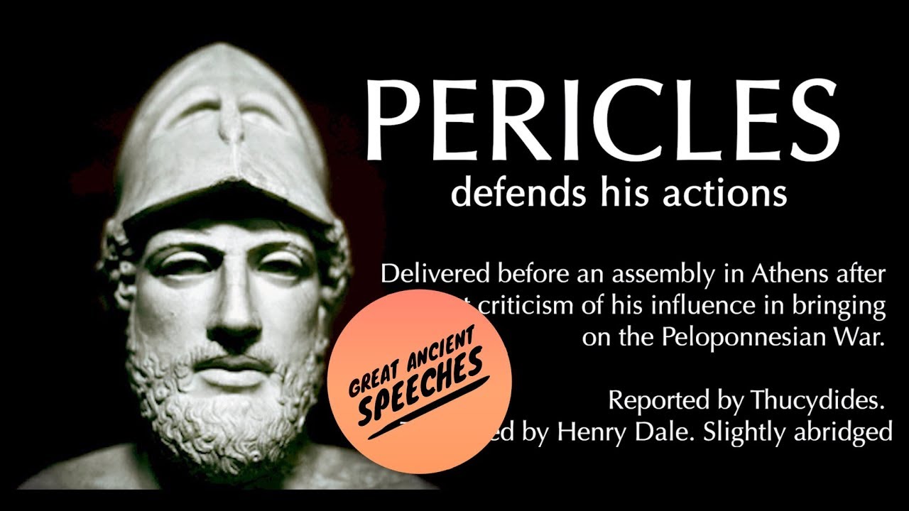 Great Speech - Pericles defends himself - Thucydides - YouTube