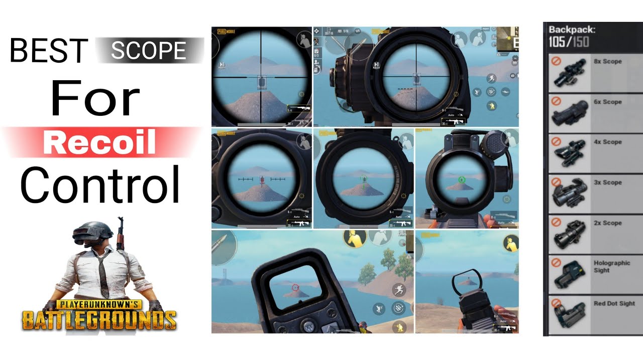 PUBG Mobile All SCOPE Details and Tutorials 🔥latast update - YouTube