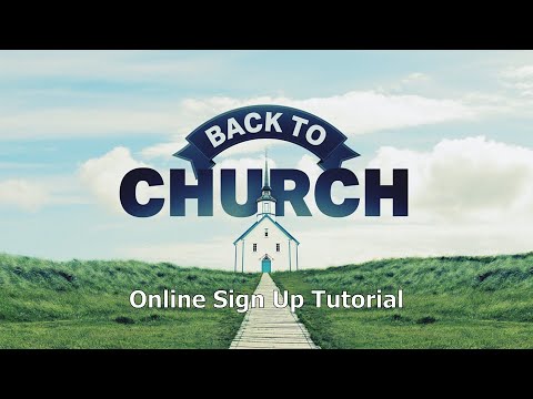 Sunday Church Sign Up Tutorial - YouTube