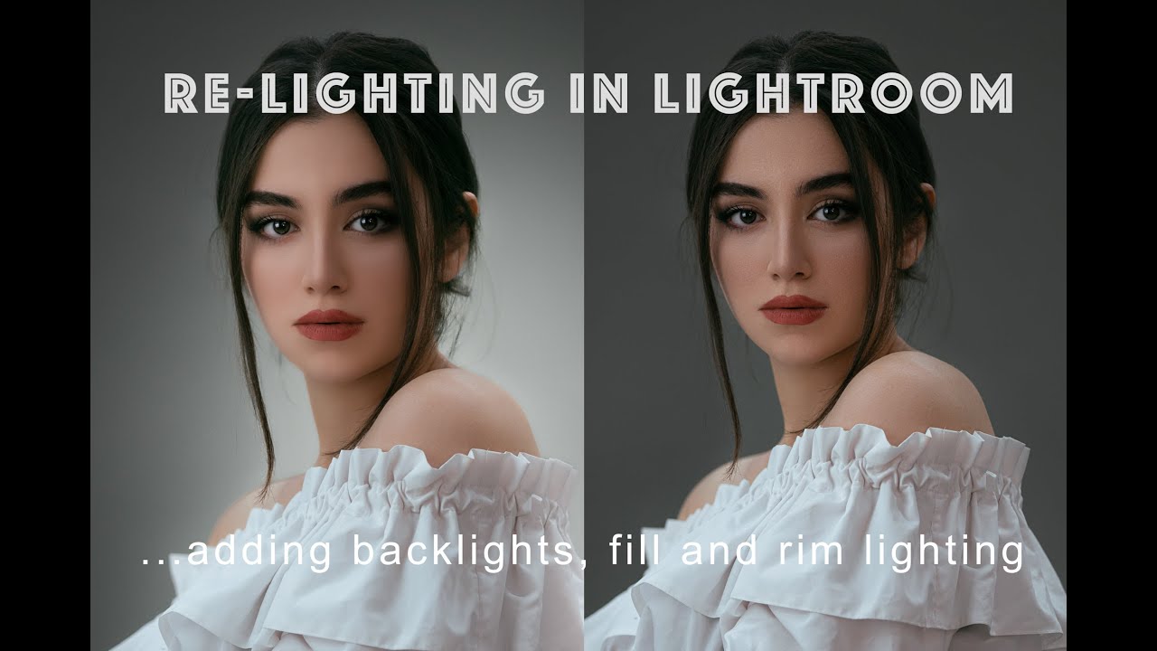 Re-lighting in Lightroom - YouTube