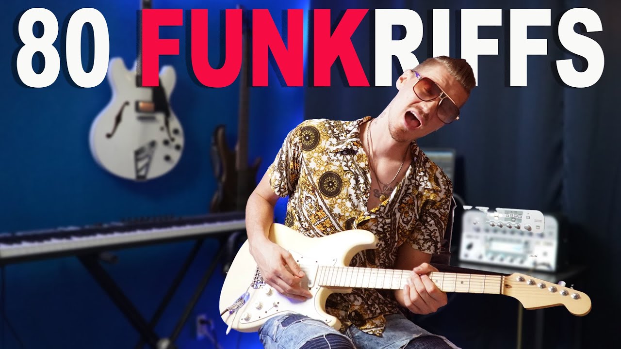 TOP 80 GREATEST FUNK GUITAR RIFFS - YouTube