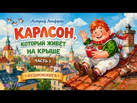 Карлсон, который живет на крыше - ЧАСТЬ 1  / Астрид Линдгрен / АУДИОКНИГА