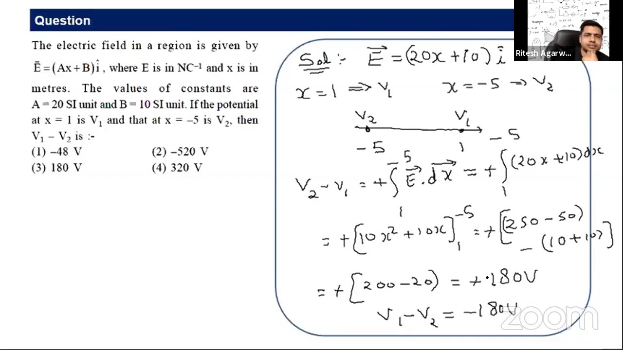 Electrostatics and Capacitance Problem Solving || JEE NEET 2021 || PHYSICS CRASH COURSE - YouTube