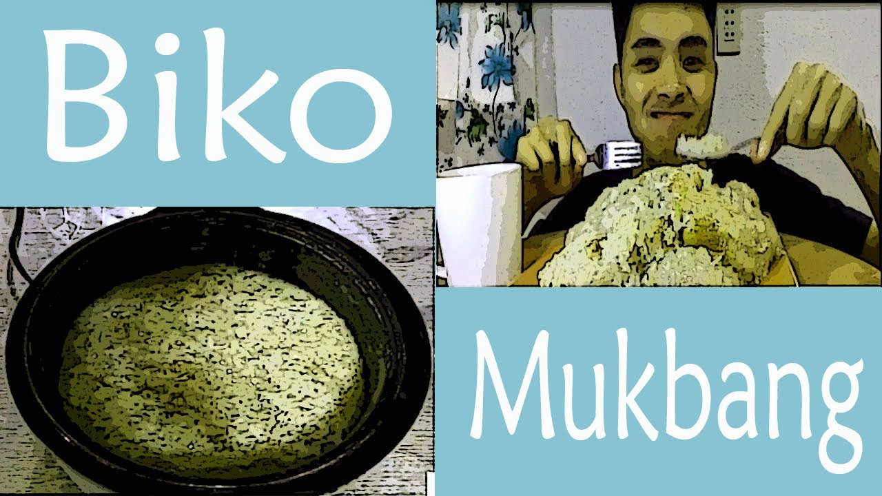 Biko Mukbang Challenge And How To Make Biko In Rice Cooker - YouTube