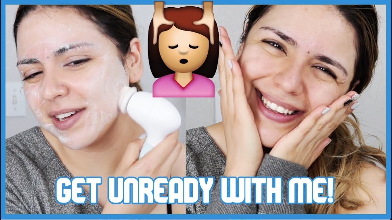 My Nighttime Skincare Routine | Get Un-Ready With Me! - YouTube