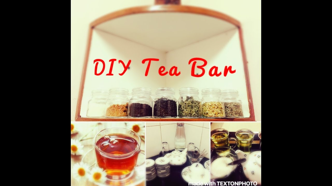Quick DIY Tea bar/Tea station organization at home | my tea corner ...