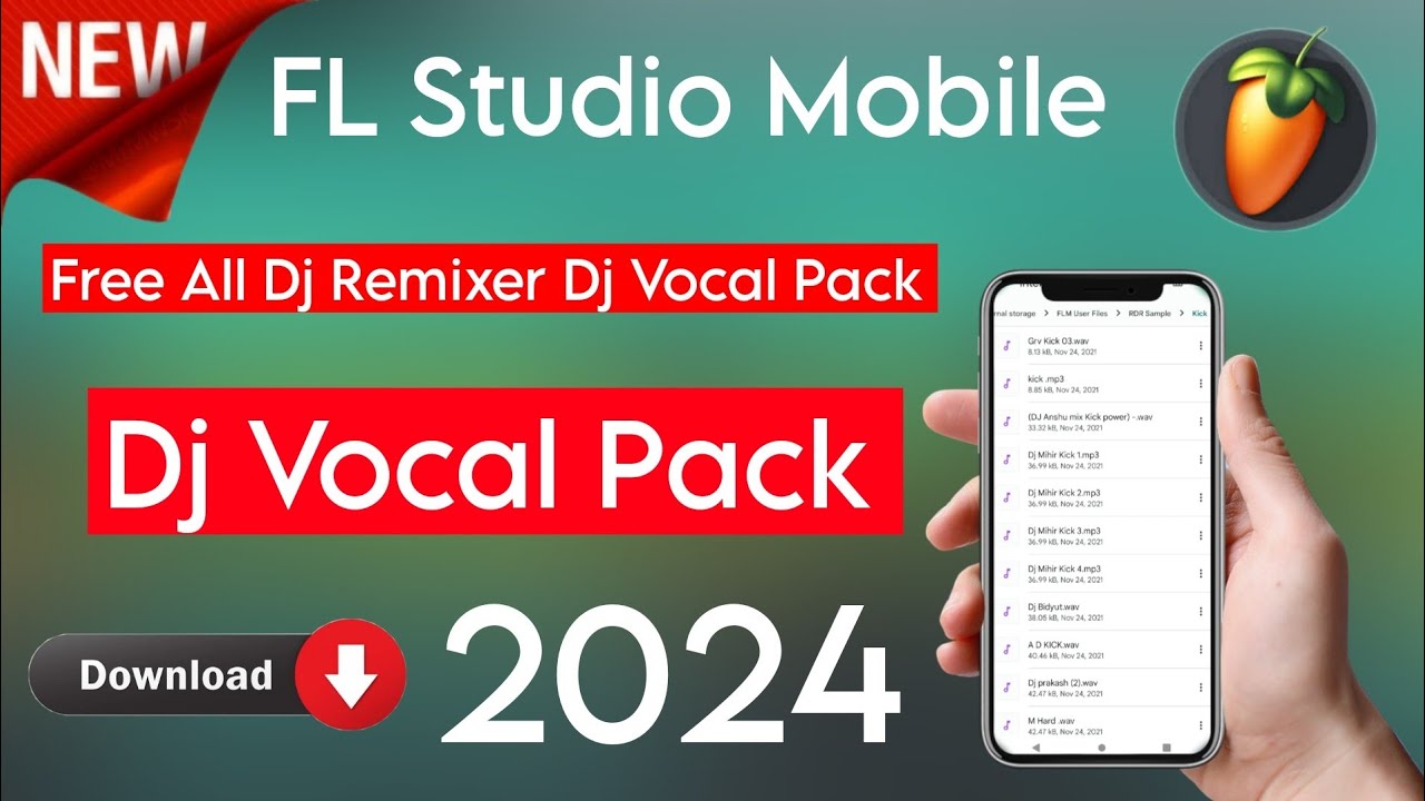 FL Studio Mobile | Dj Vocal Pack 2024 | Sample Pack Dj Vocal Pack | New ...