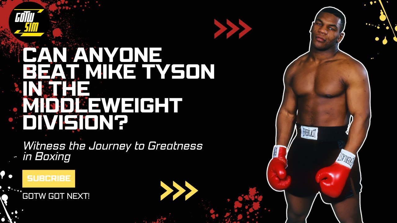 Fight Night Round 4 l Mike Tyson VS Ray Robinson l Game Simulation Part ...