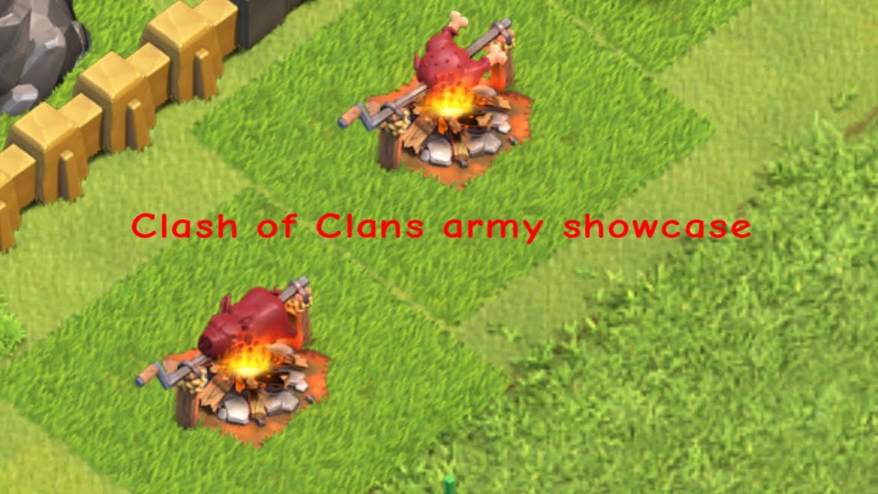 Clash of clans army showcase - YouTube
