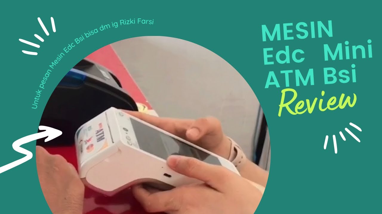 Unboxing Mesin Mini ATM Bsi Untuk usaha agen bsi - YouTube