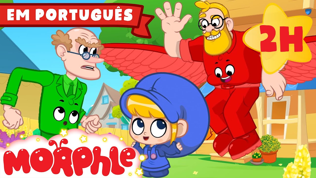 Morphle e Orphle morfam em trajes | 2 HORAS de Morphle em Português ...