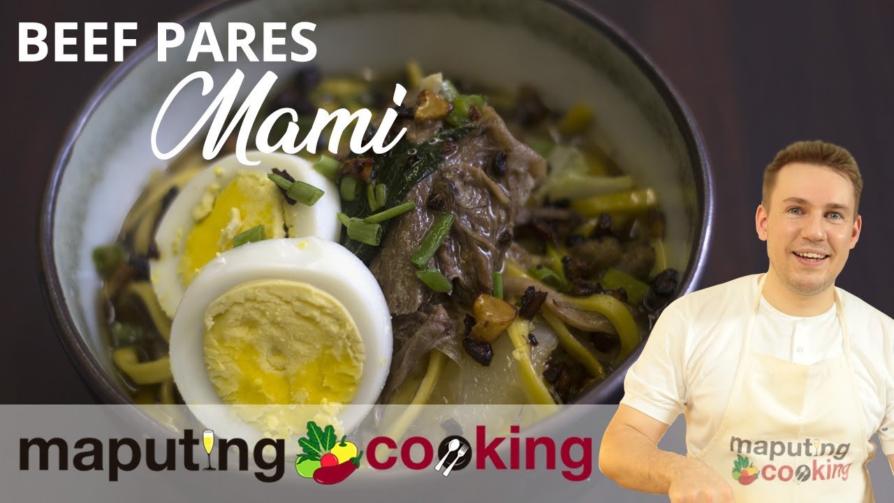 Filipino Beef Noodle Soup Dish (THE BEST MAMI) - YouTube