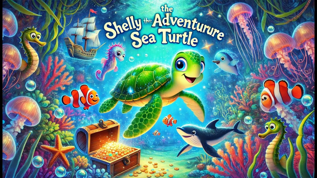 Shelly the Adventurous Sea Turtle | An Ocean Tale of Bravery and Friendship - YouTube
