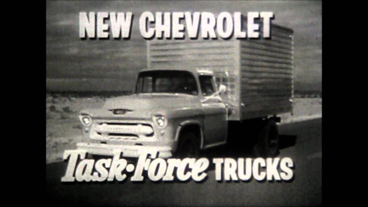 1955 Chevrolet Task Force Trucks - YouTube