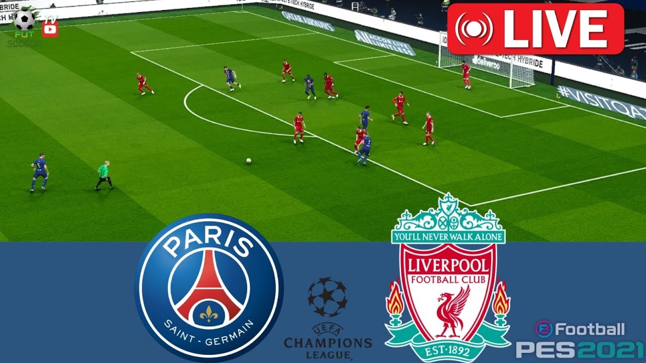 PSG vs Liverpool LIVE 🔴 Champions League 24/2025 ⚽ LIVE Match Now ...
