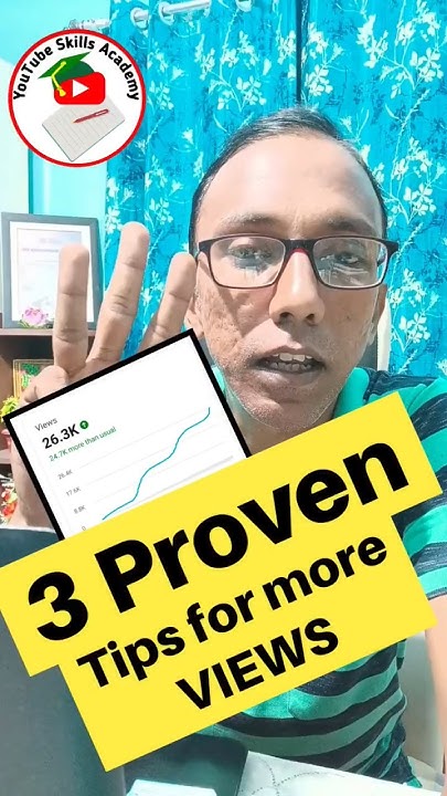 3 Proven Tips To Get More Views On Youtube Youtube Skills Academy Youtube