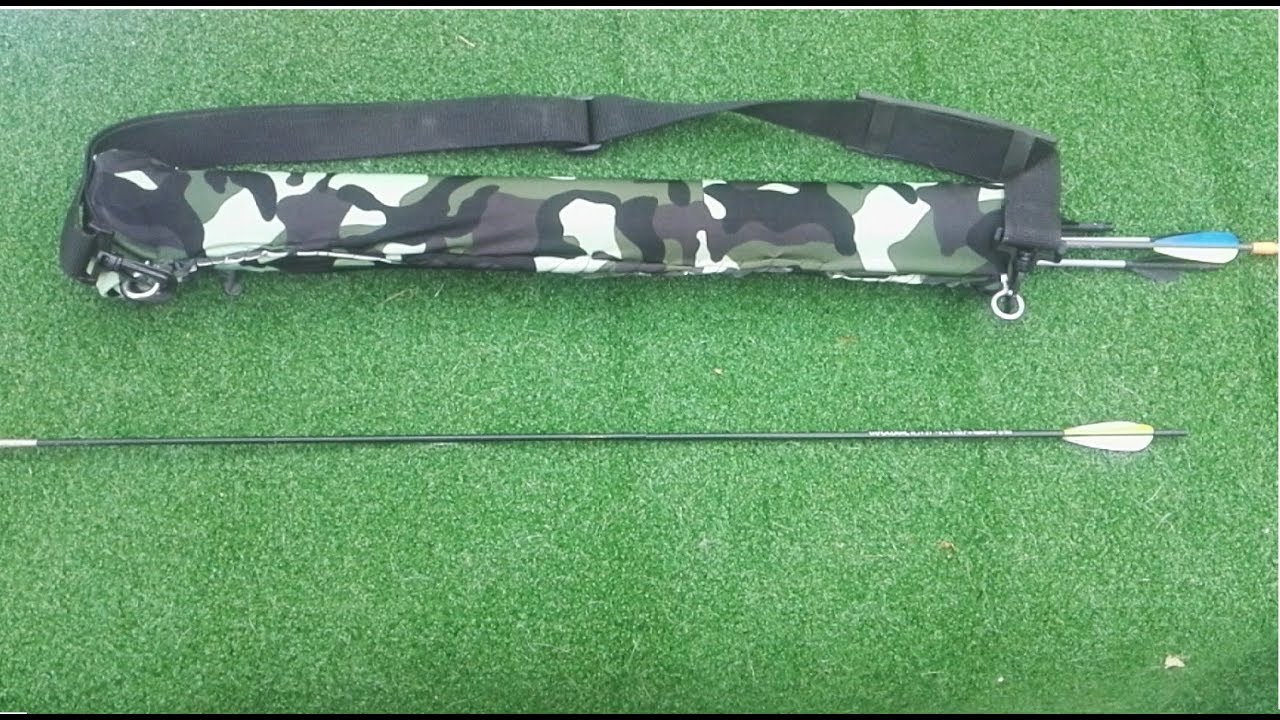 Como hacer un carcaj facil - YouTube