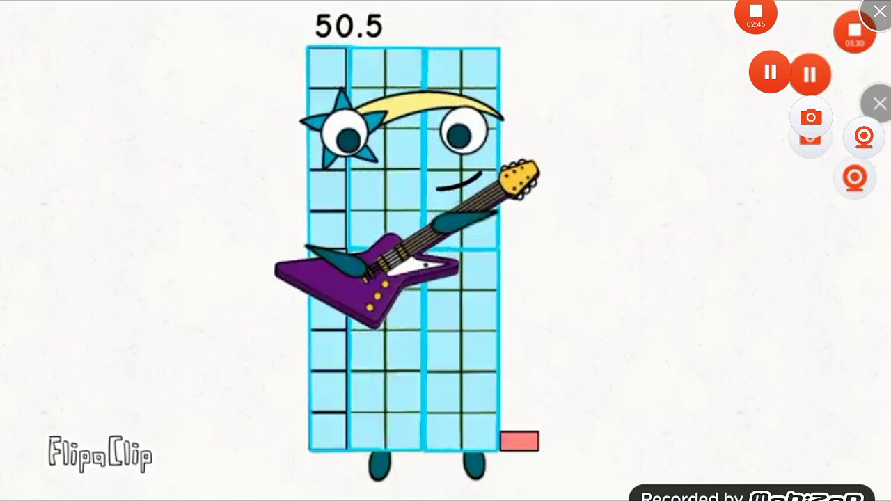 Numberblocks band halfs 0.5-100.5 2x speed - YouTube