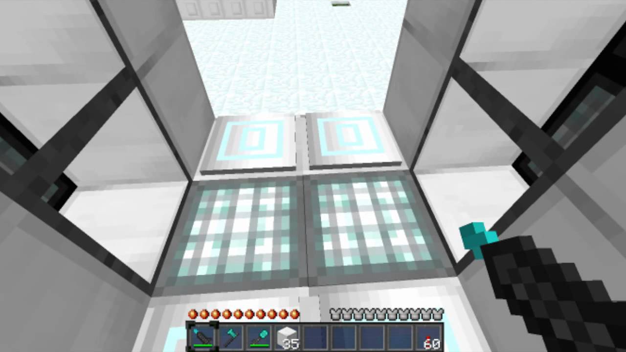 Minecraft Piston Sliding Doors 1.7 - YouTube