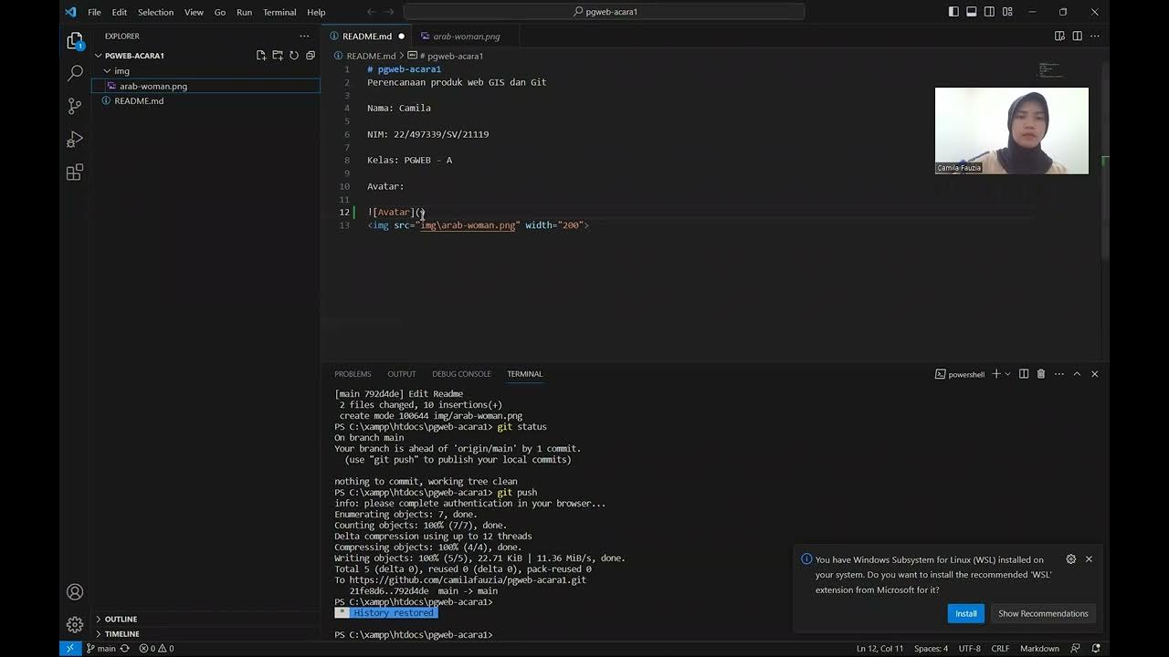 PGWeb Acara 1 Camila - YouTube