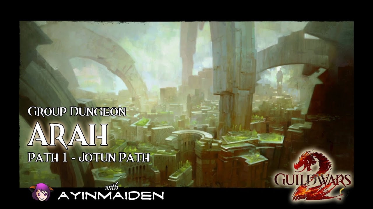 Guild Wars 2 - Group Dungeon - Arah (Path 1) - YouTube