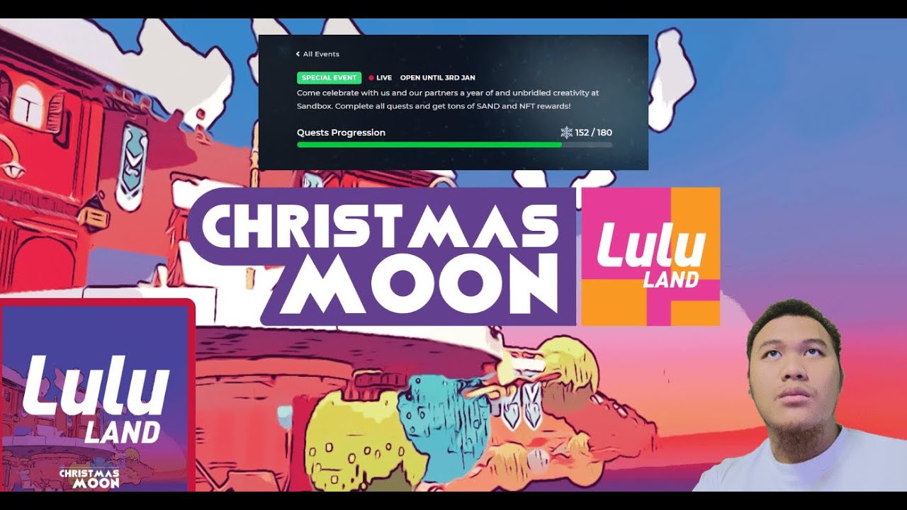 Christmas Moon Lulu Land ALL QUEST 25/25!! SANDBOX HOLIDAY EVENT THE ...