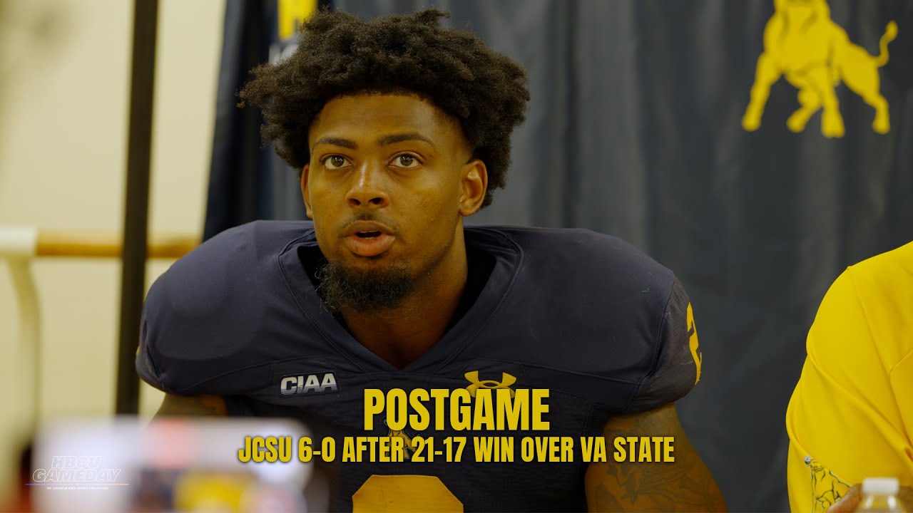 JCSU Football 6-0 after 21-17 win over Virginia State | Postgame ...