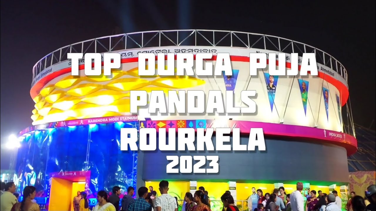 Durga Puja Rourkela 2023 | Top Durga Puja Pandals | Rourkela vlogs ...
