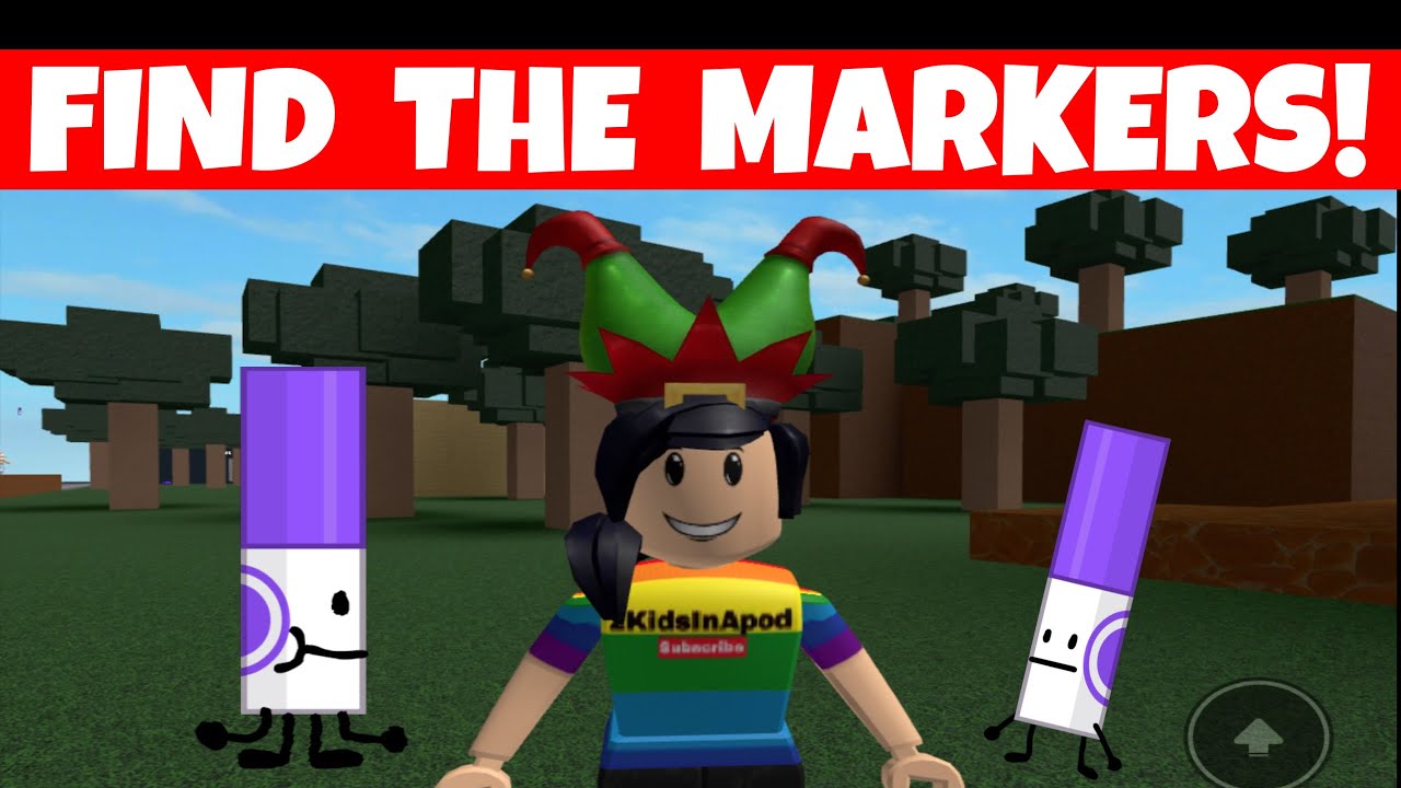 Find the Markers in Roblox - YouTube