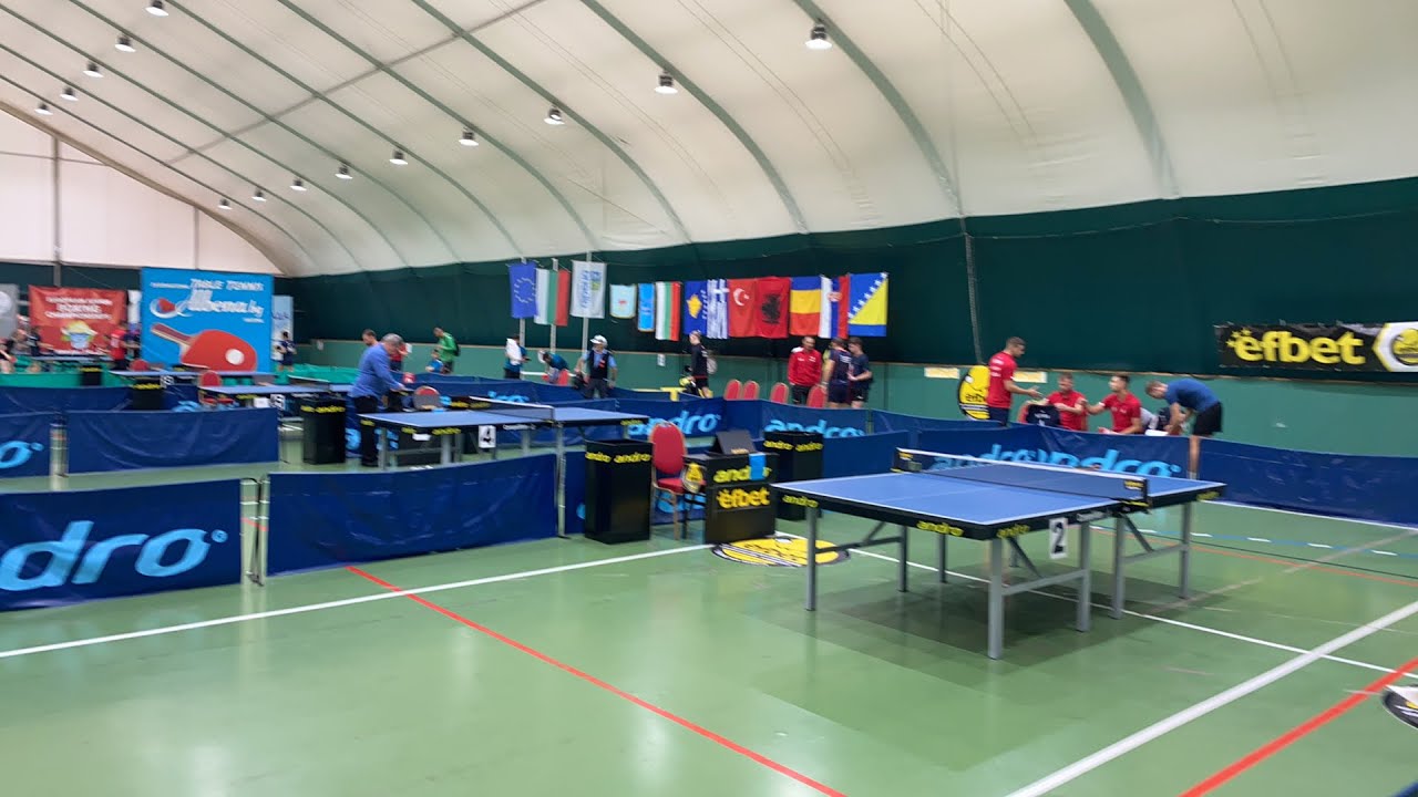 Balkan Table Tennis Bulgaria single and doubles - YouTube