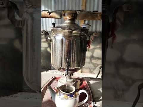 Samovar çayı | böyürtkən mürəbbəsi ilə