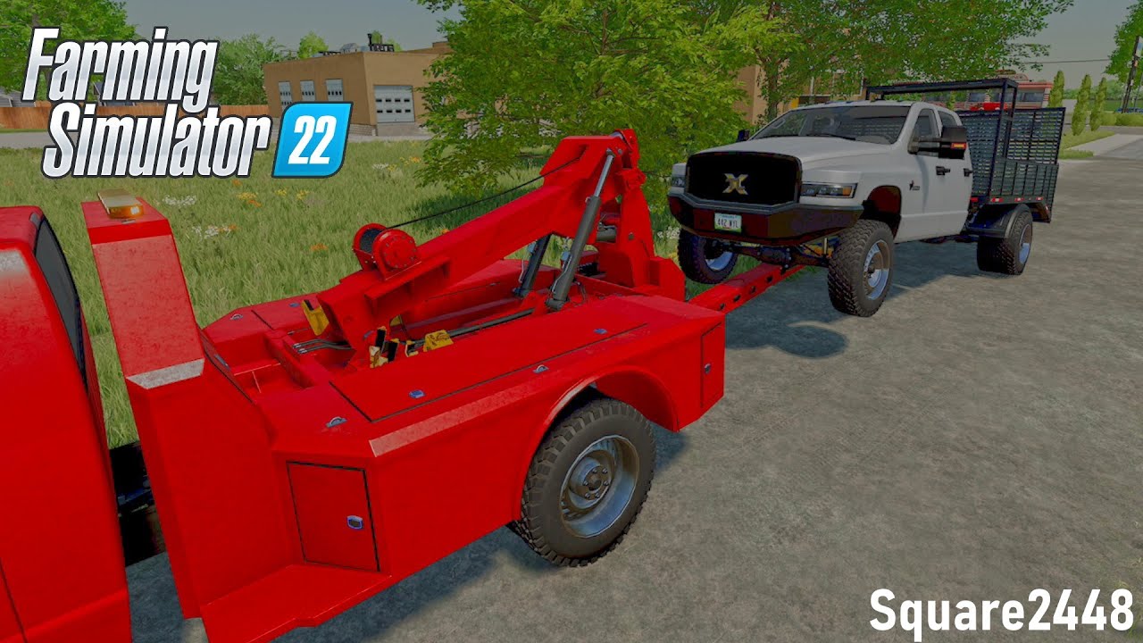 BROKEN Landscape Truck! (NEW WRECKER) | Xbox | FS22 Heavy Rescue - YouTube