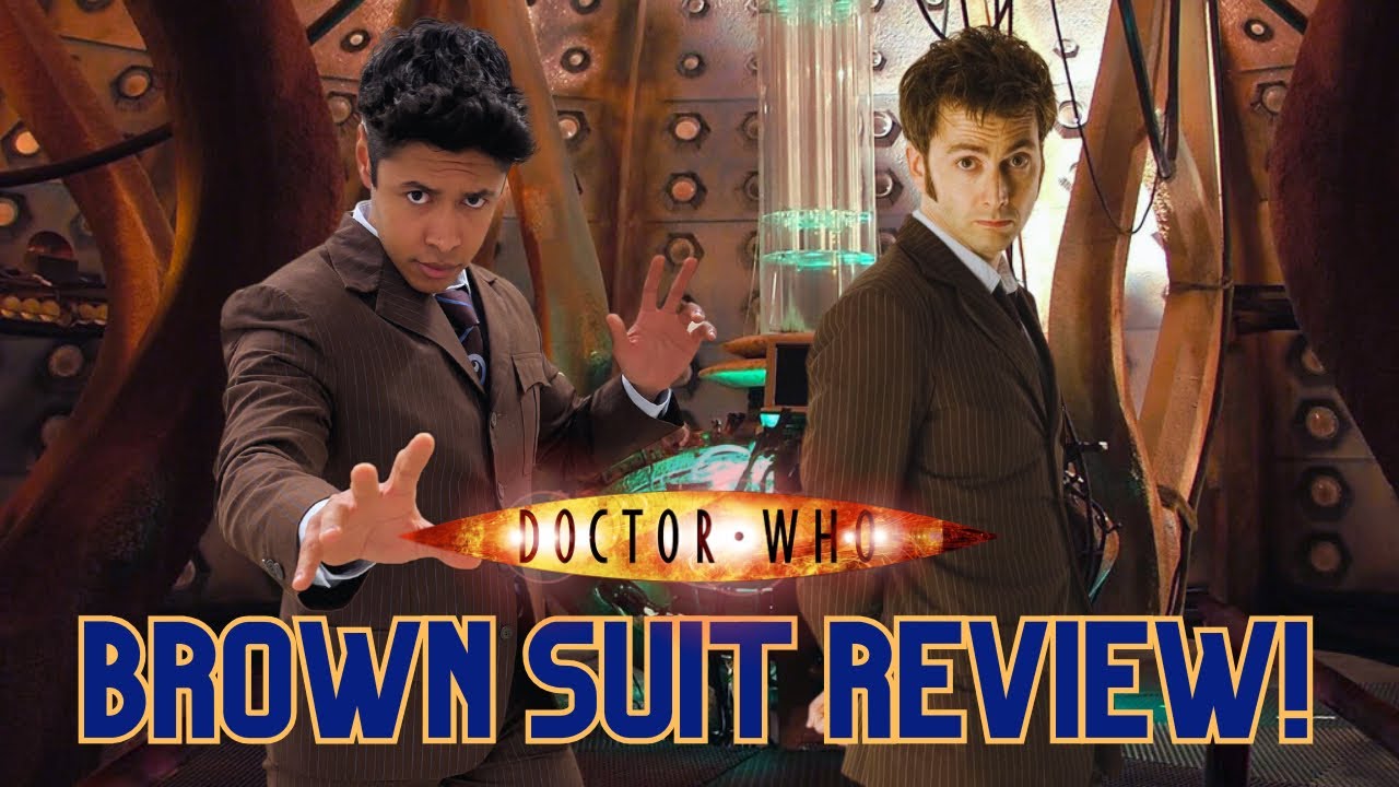 Baron Boutique 10th Doctor Brown Suit Review!😆👊🏽🔥ALLONS-Y!🟦 - YouTube