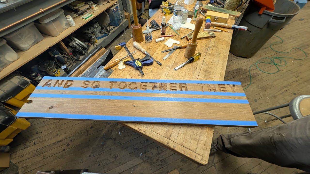 Sign making with Cliff - YouTube
