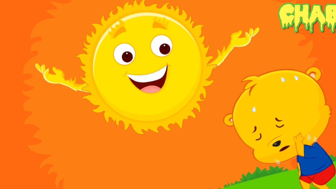 "Sun, Sun, I Am the Sun" Nursery Rhyme | Cartoon Sun Smiling - YouTube
