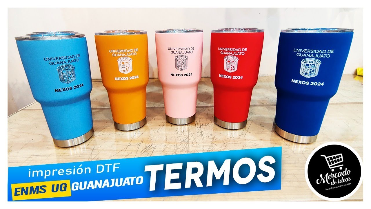 Cómo Hacer Termos Creativos con Impresión DTF - YouTube