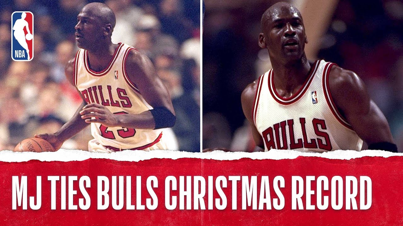 MJ Ties Bulls Christmas Record With 42 PTS | The Jordan Vault - YouTube