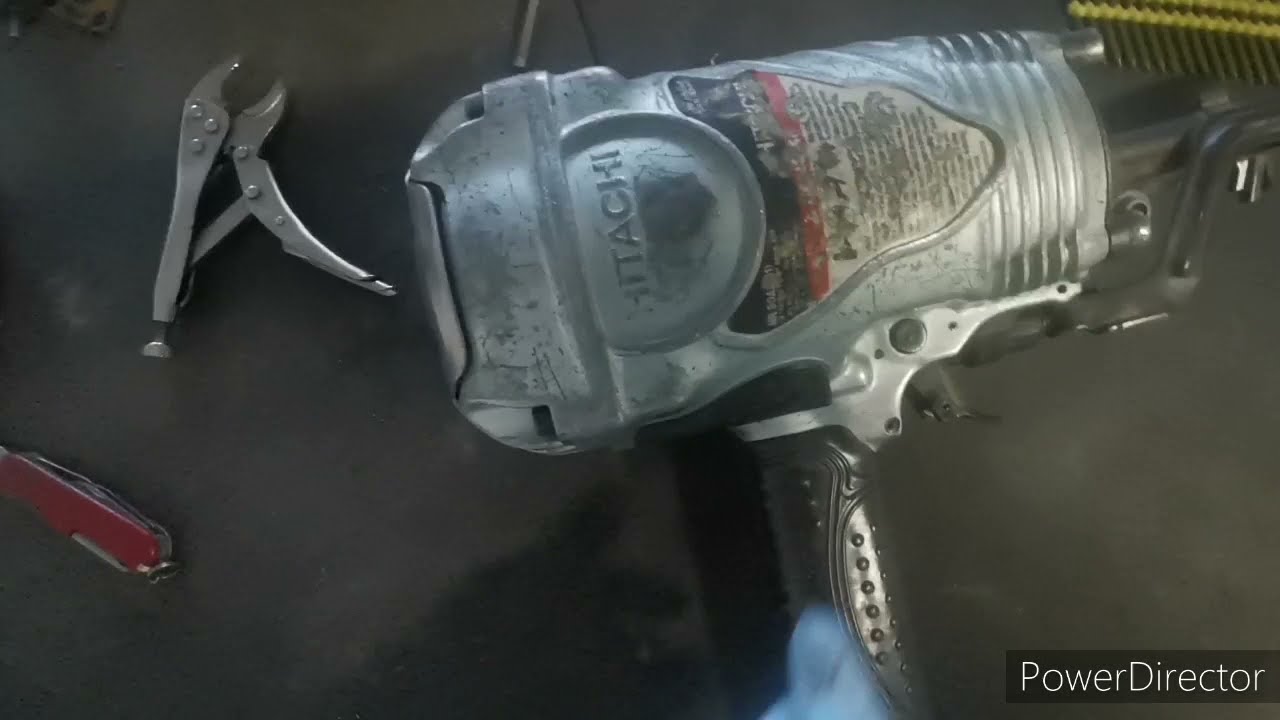 Hitachi NR90AE(S1) Framing Gun/ Cleaning - O Rings, Bumper, Piston ...