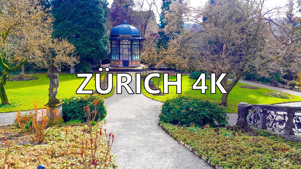 Zurich Walk Patumbah Park in spring - SWITZERLAND [4K] - YouTube
