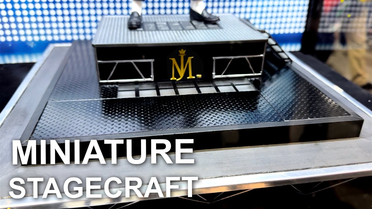 I Made a Miniature Michael Jackson Stage for InArt - YouTube
