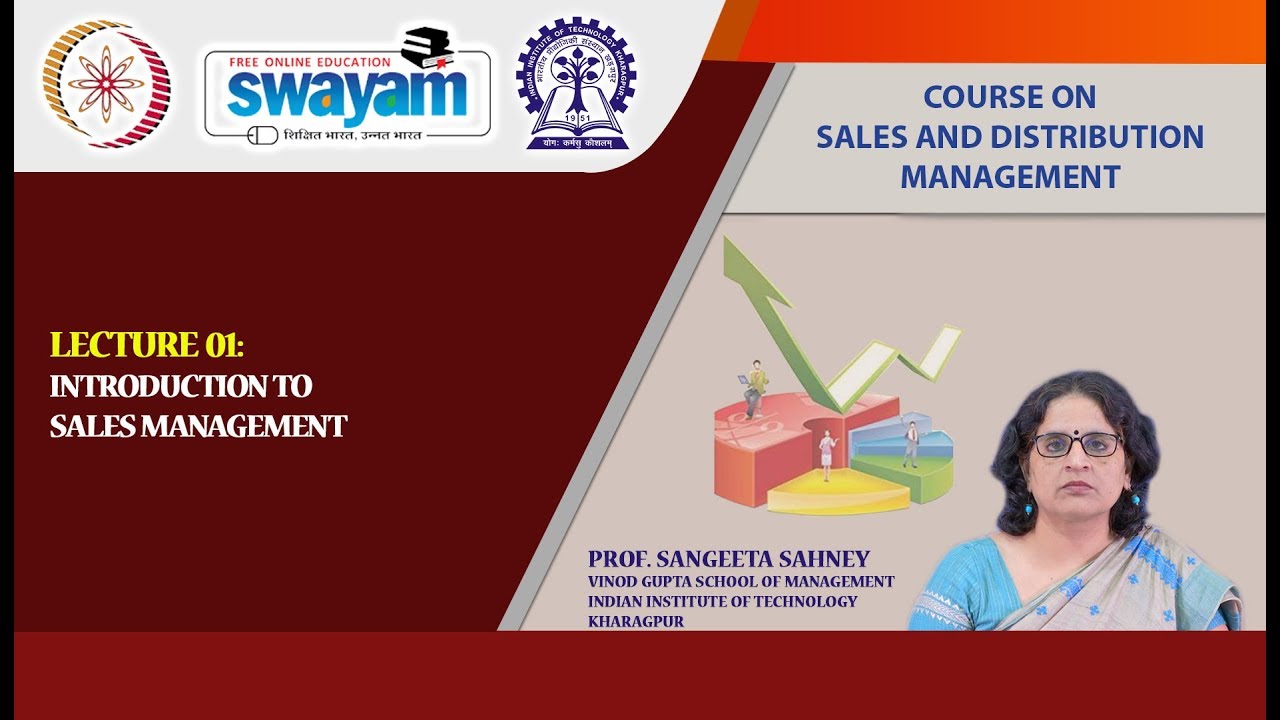 Lecture 01 : Introduction to Sales Management - YouTube