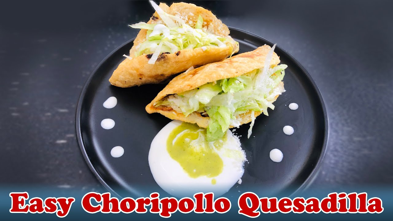 Easy Choripollo quesadilla easy recipe - YouTube
