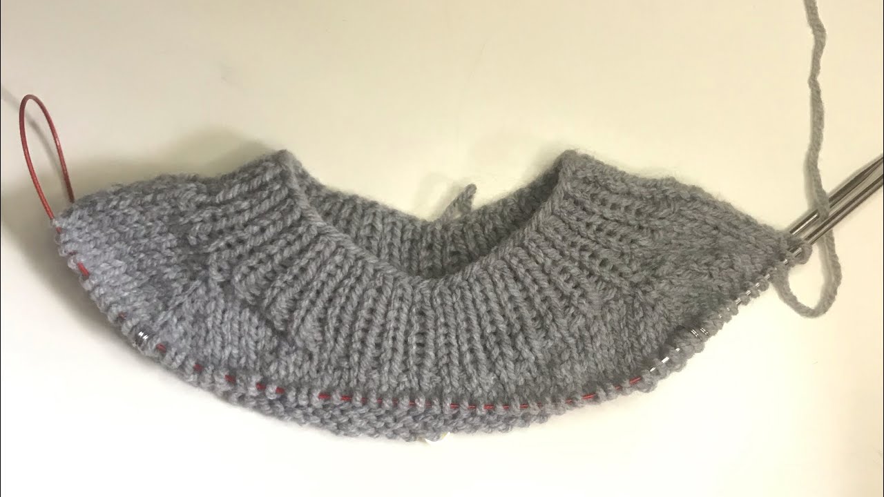 تقنيات | الدروب القصيرة الألمانية مع تزايدات الراجلان |How to increase to raglan and work short ...