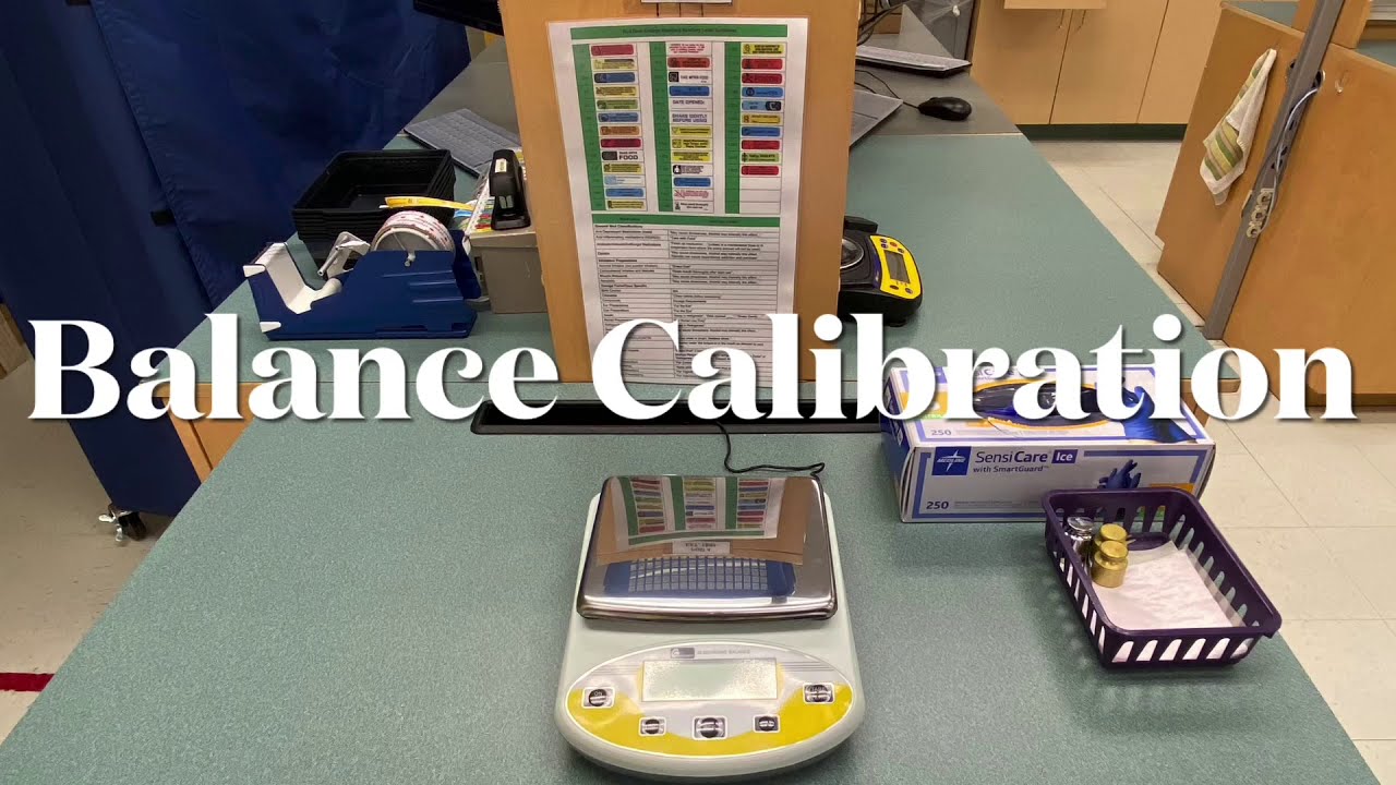 Balance Calibration - YouTube