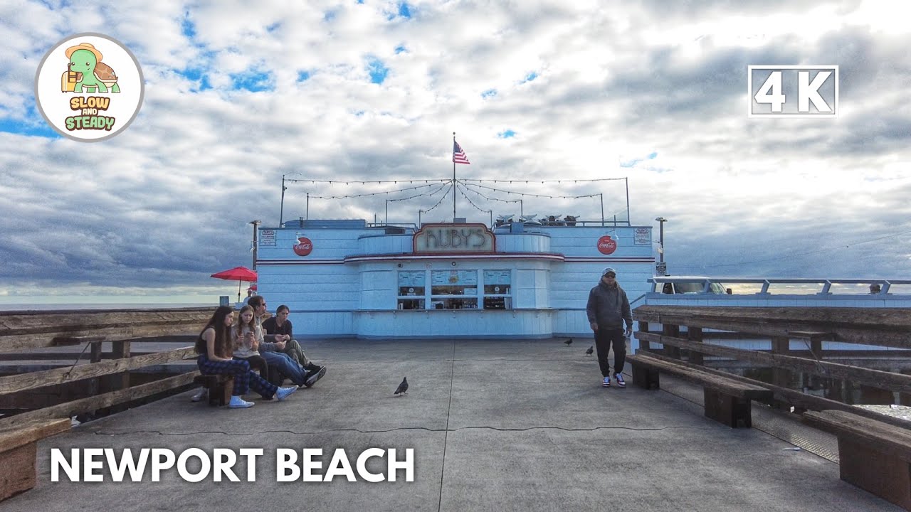 [4K] ⚓️ Sunday Afternoon | Newport Beach California | Walking tour ...