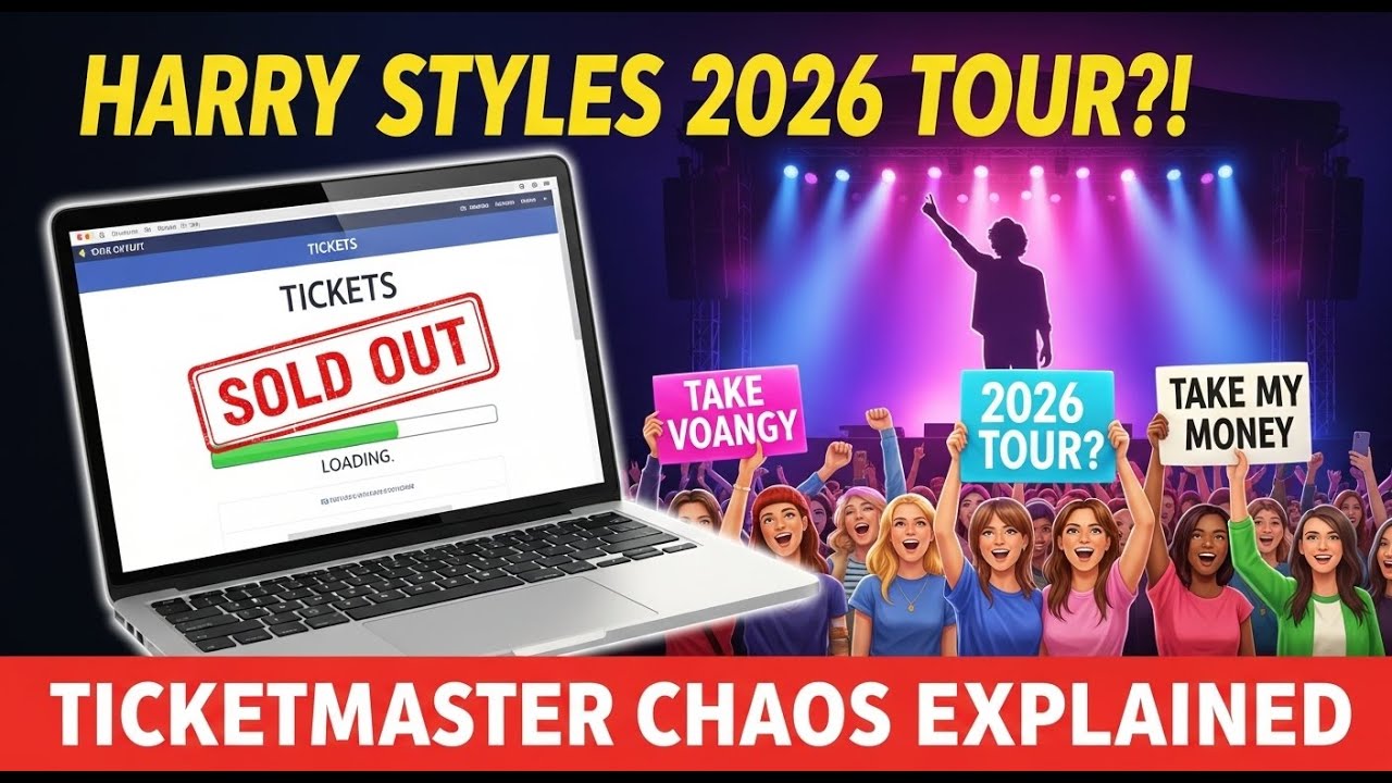 Harry Styles Tour 2026: US Fans Are Freaking Out | Ticketmaster Chaos ...