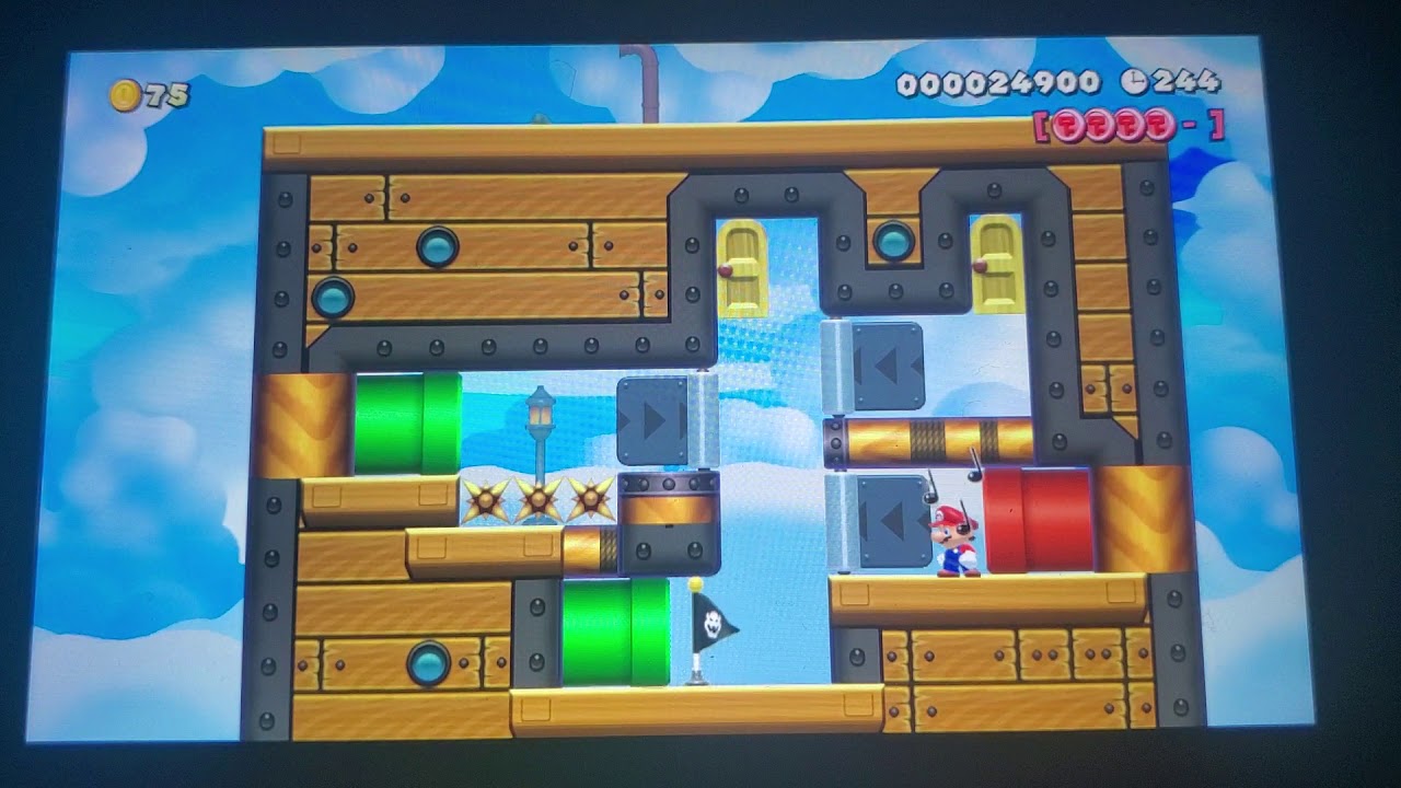 Super Mario Maker 2 Multiplayer co-op gameplay - YouTube