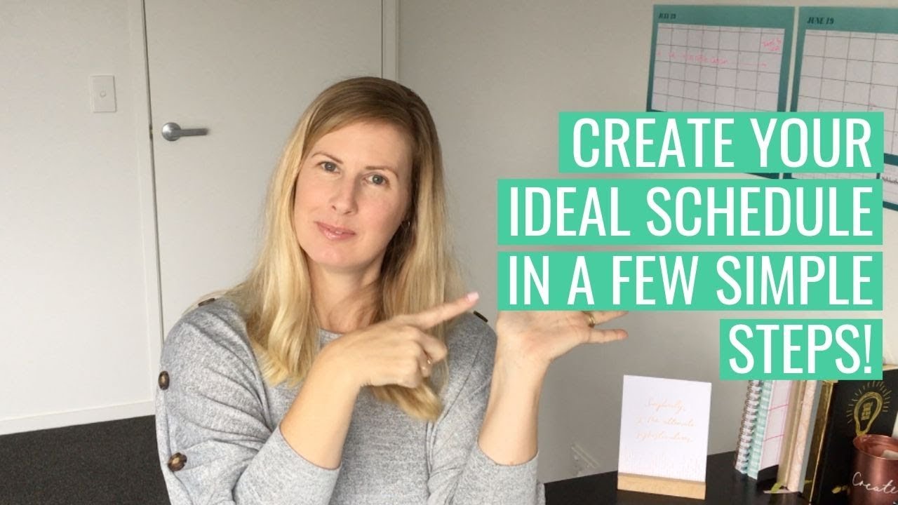 Your Schedule Management Plan | Create Your Ideal Schedule - YouTube